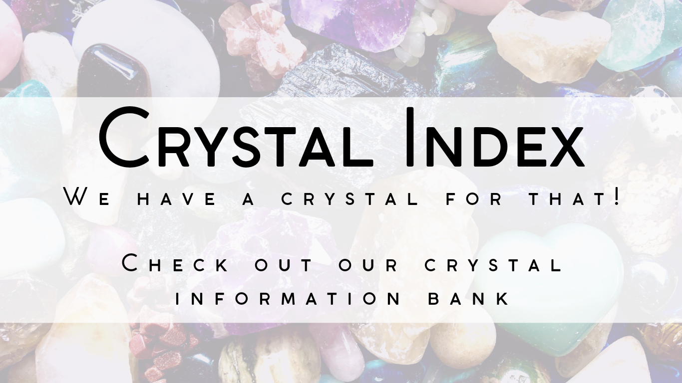 Crystal Index – Stardust Gems and Minerals