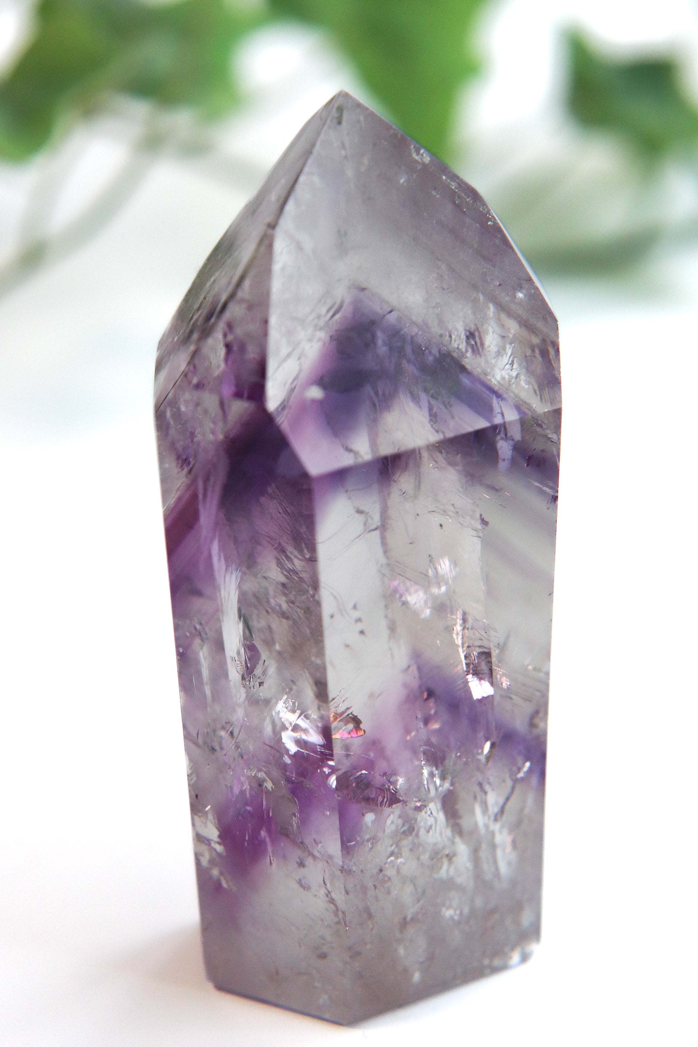 Phantom Amethyst Tower – Stardust Gems and Minerals